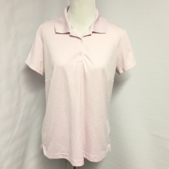 adidas | Tops | Adidas Climacool Pink Polo Top Women Size Large | Poshmark
